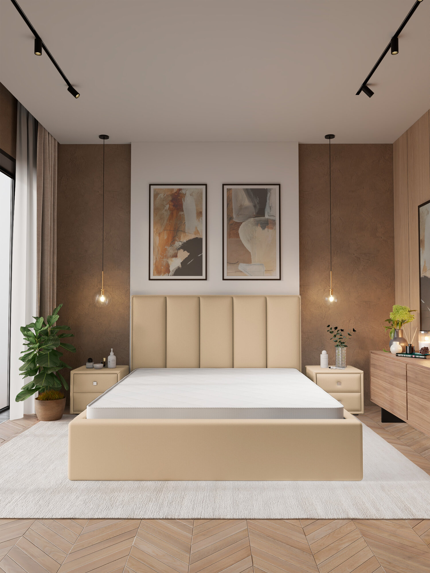 Двуспальная кровать 160х200 Стелла с подъёмным механизмом, фабрика Микс-Интерьер (Россия)