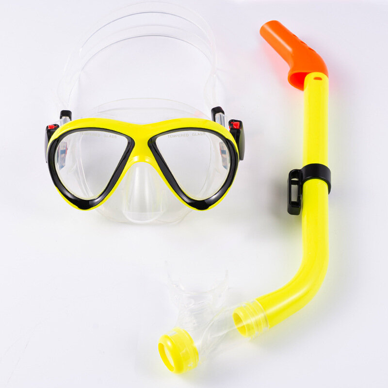 Трубка для дайвинга "Водолазный костюм", желтая, один размер