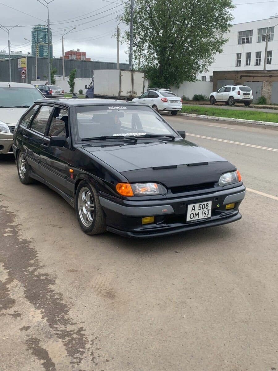 Дефлектор капота Кожаный для ВАЗ 2113-2115