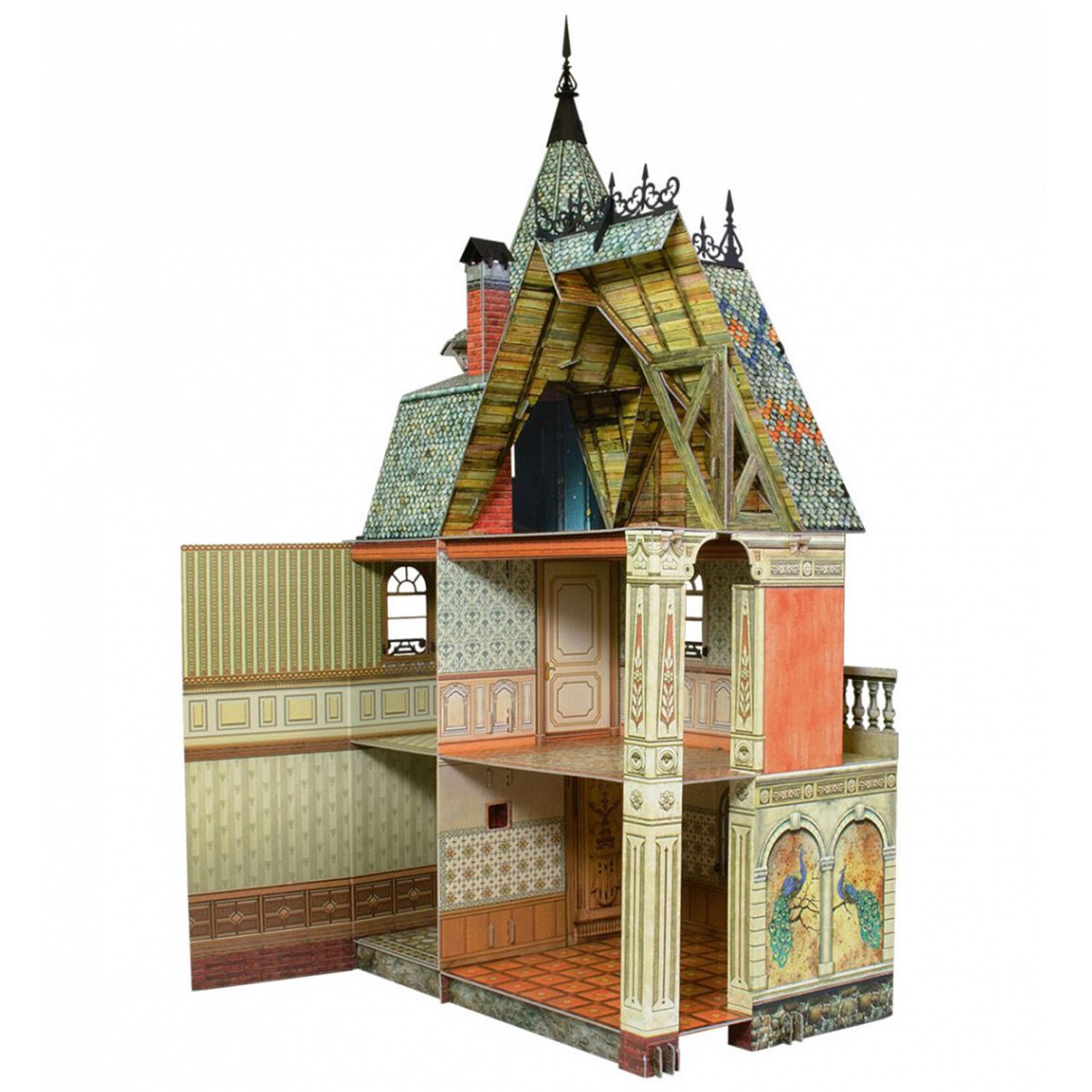 Домик для кукол Умная бумага