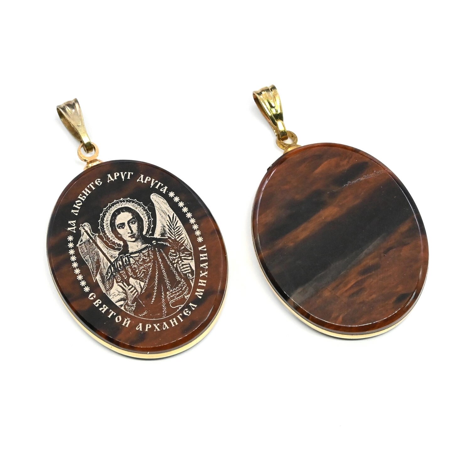 Подвеска, обсидиан