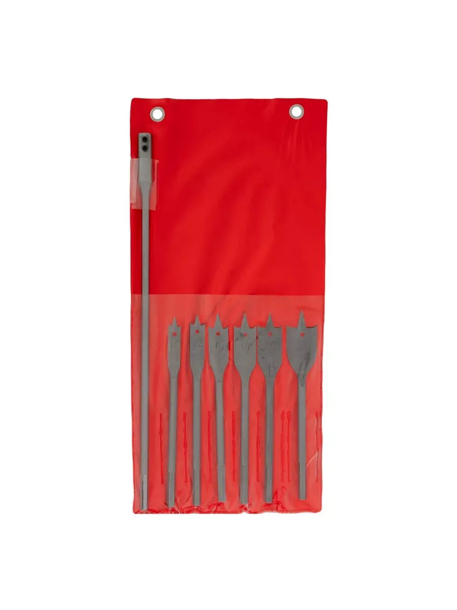 Набор сверл по дереву перьевых 10–25 мм