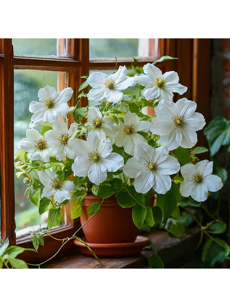 Клематис белый, семена