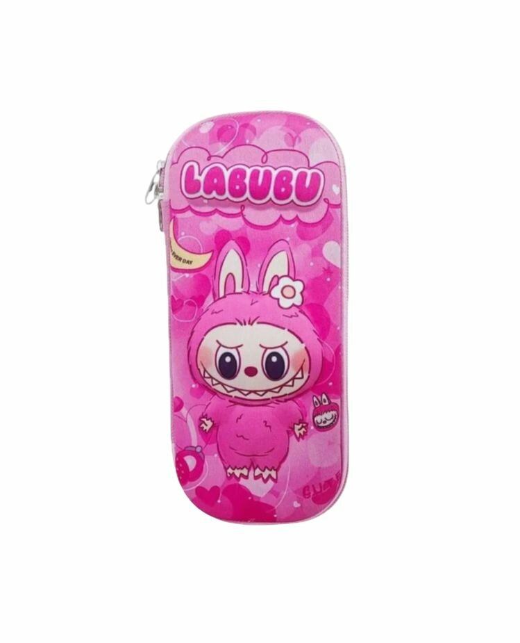 Пенал школьный Лабубу, экокожа