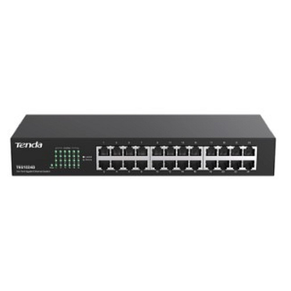 Коммутатор TENDA TEG1024D Коммутатор настольный 24-Ports 10/100/1000 Base-T Gigabit Switch