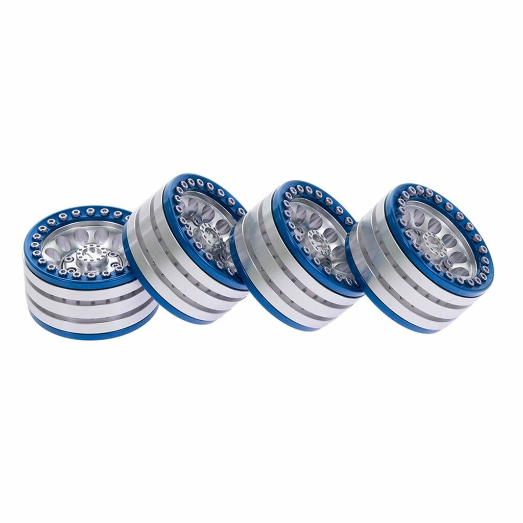 4 шт, прочные металлические дистанционные автомобильные гусеничные диски, 1,9-дюймовая ступица, подходит для модификации 1/10