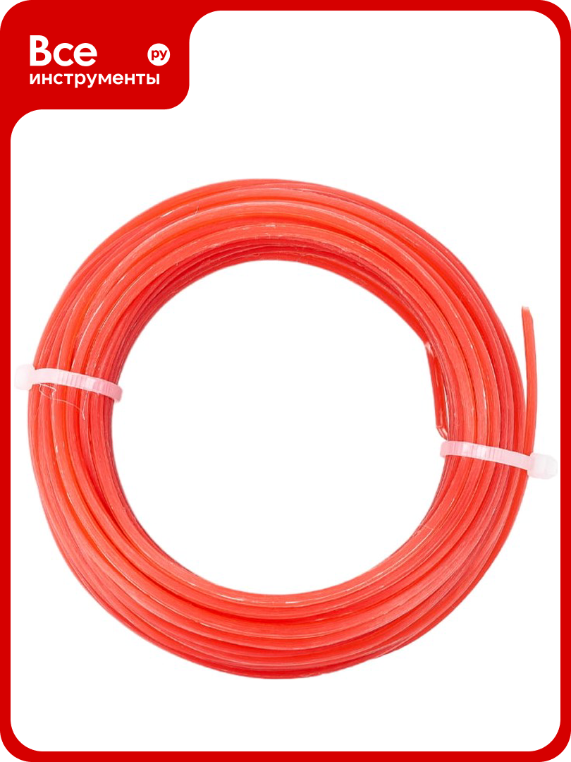 Леска для триммеров Professional 2.4 мм, 15 м, звезда, флуоресцентная Gigant