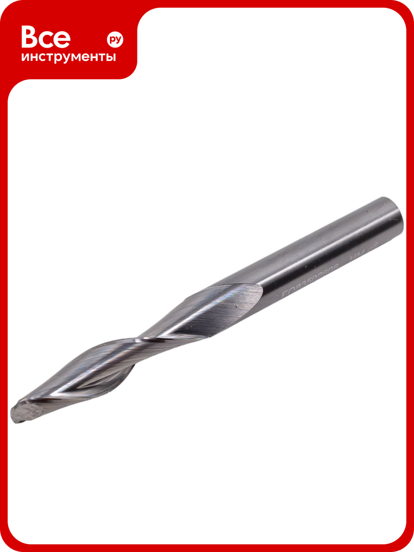 Фреза сферическая двухзаходная (8x35x80x8 мм; Z=2) CUT2 20158 для первоначальной оценки