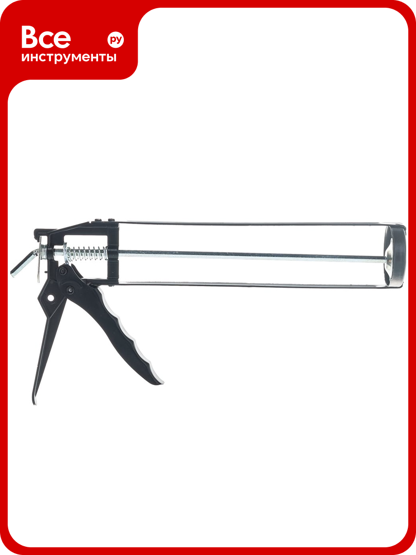 Скелетный пистолет для герметика Монтажник Эконом 600101, металл