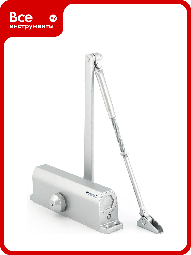 Доводчик Palladium 10120 BC серебро, улицы