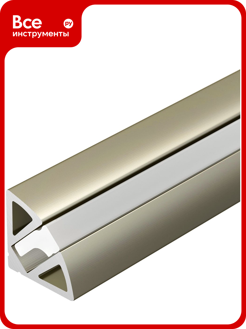 Профиль Arlight SL‑KANT‑H11‑2000 ANOD OLIVE GREY 2 м 0 38197 038197 угловой алюминиевый анодированный серый