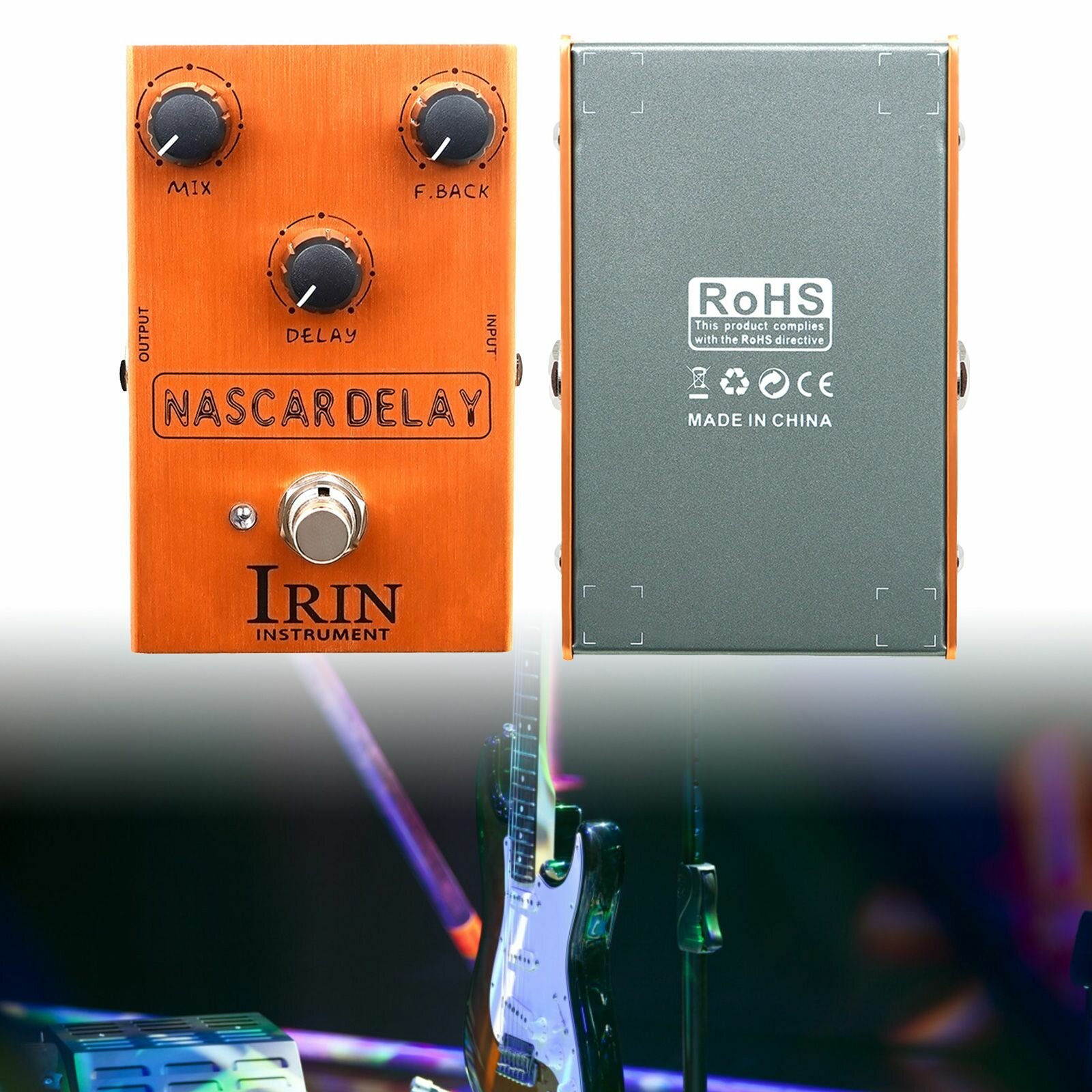 Педаль задержки гитары Orange FBack/Mix/Doply Electric Analog Pedal