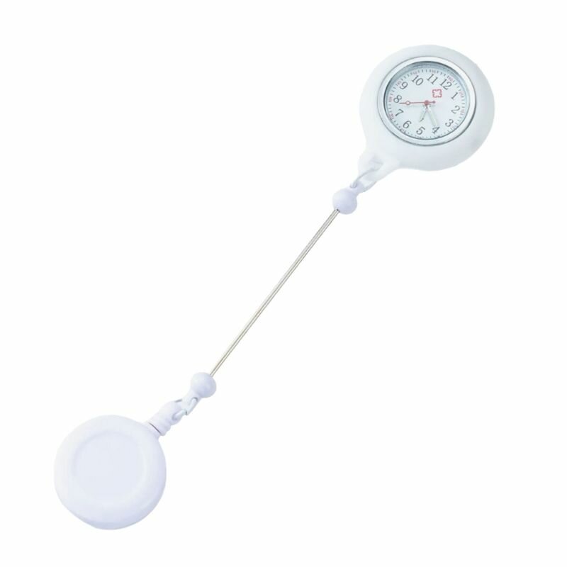 Выдвижные защитные часы из бисера, сделанные своими руками-белый