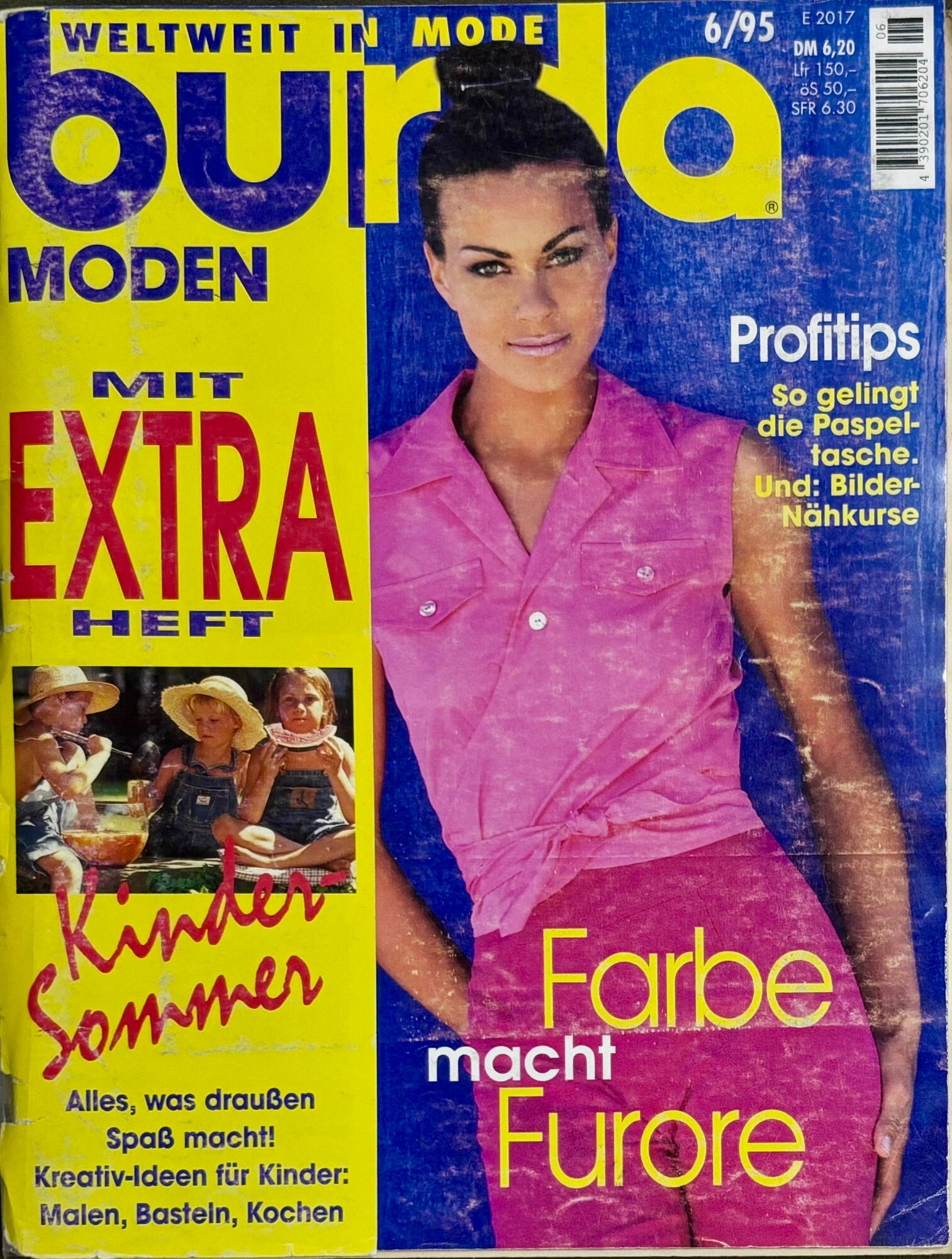 Журнал Бурда (Burda Style) № 6 1995 год на Немецком #83