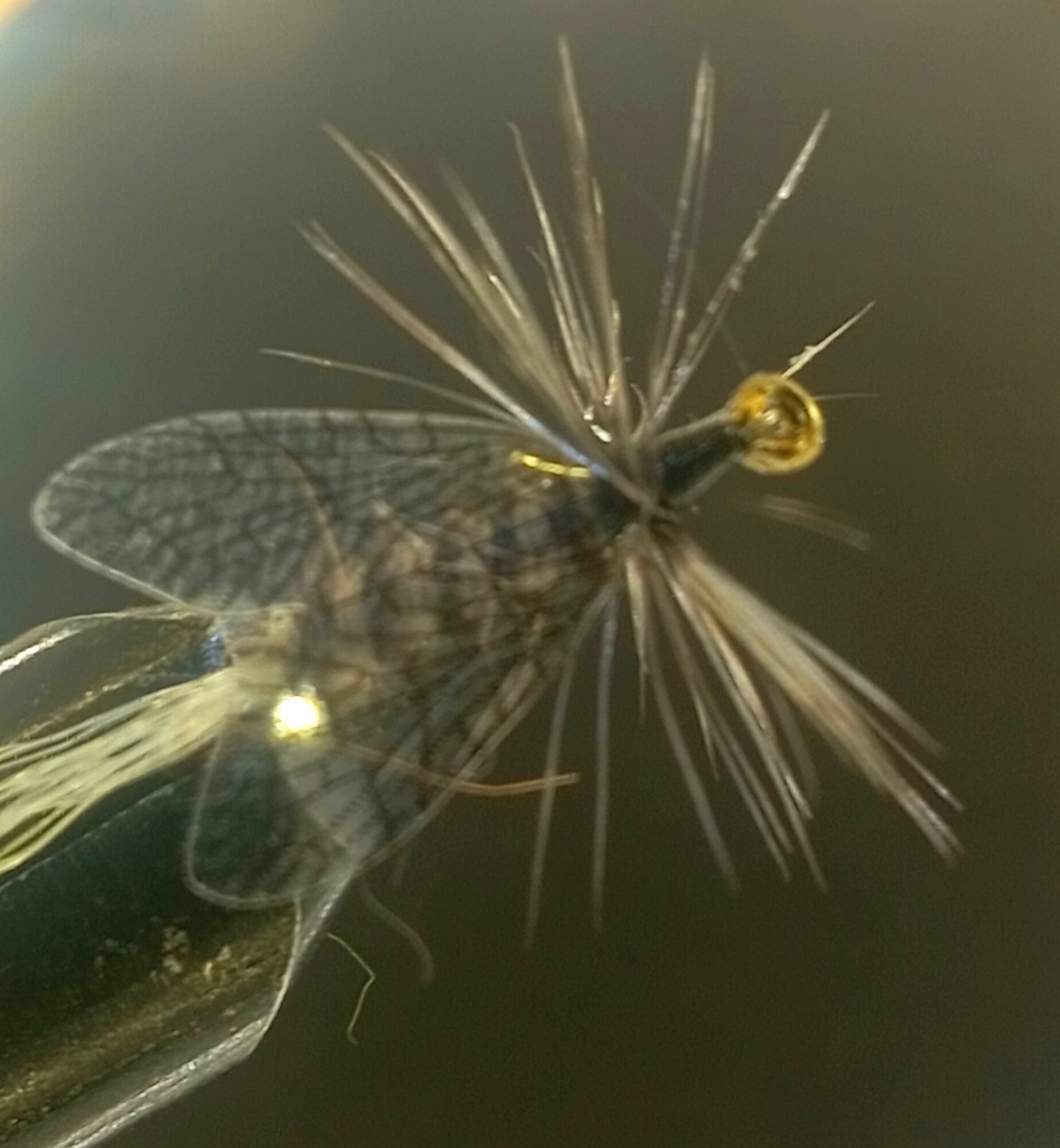 Мушка сухая. Для хариуса и другие виды рыб. На одинарном крючке. Набор 3 штуки.