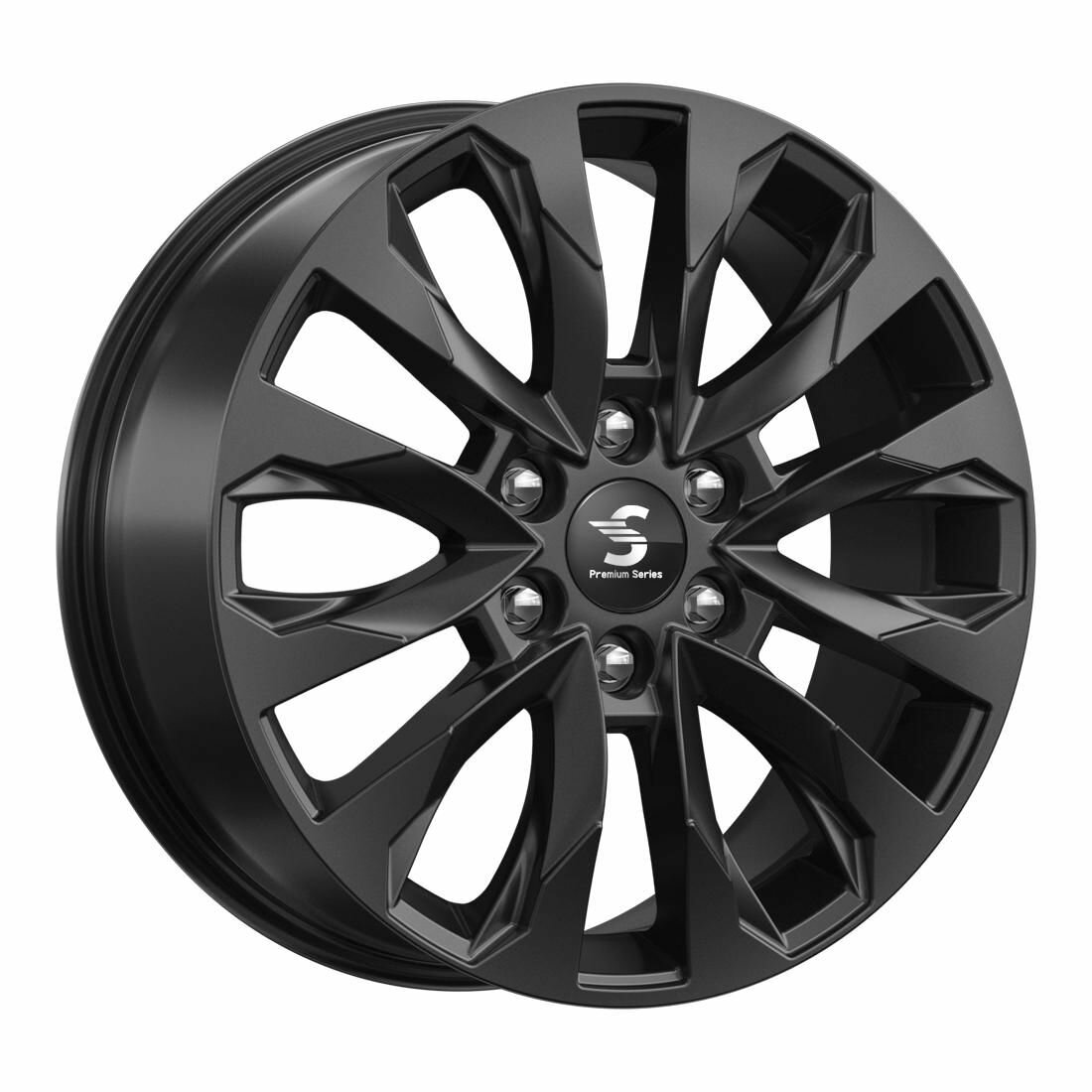 Диск литой СКАД Premium КР007 (20Pajero Sport) 8,0\R20 6*139,7 ET38 d67,1 Fury black [78987] <Ш> Fb max 965 kg