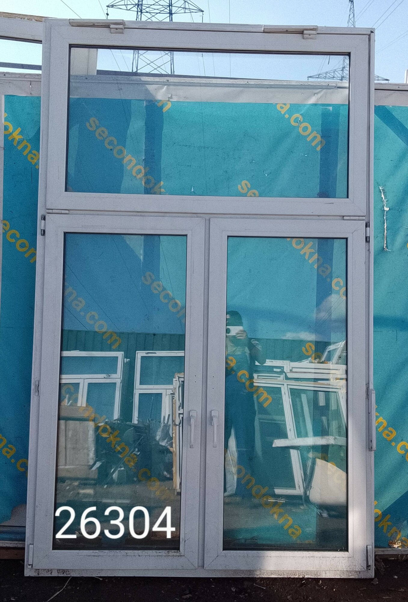 Пластиковое окно Б/У 2370(в)х1460(ш)