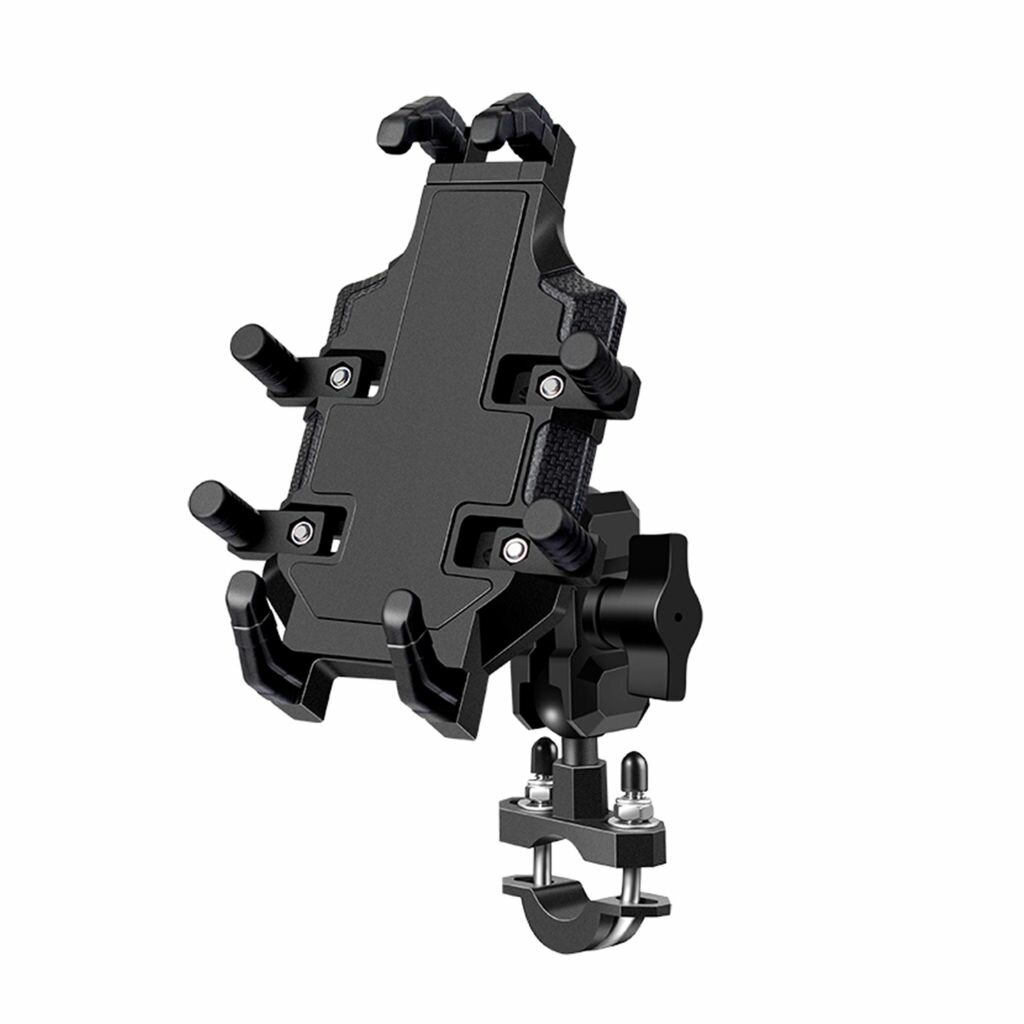 Подставка для телефона, Амортизационное мобильное крепление для смартфона, универсальное для мотоциклов, электросамокатов и велосипедов - под руль