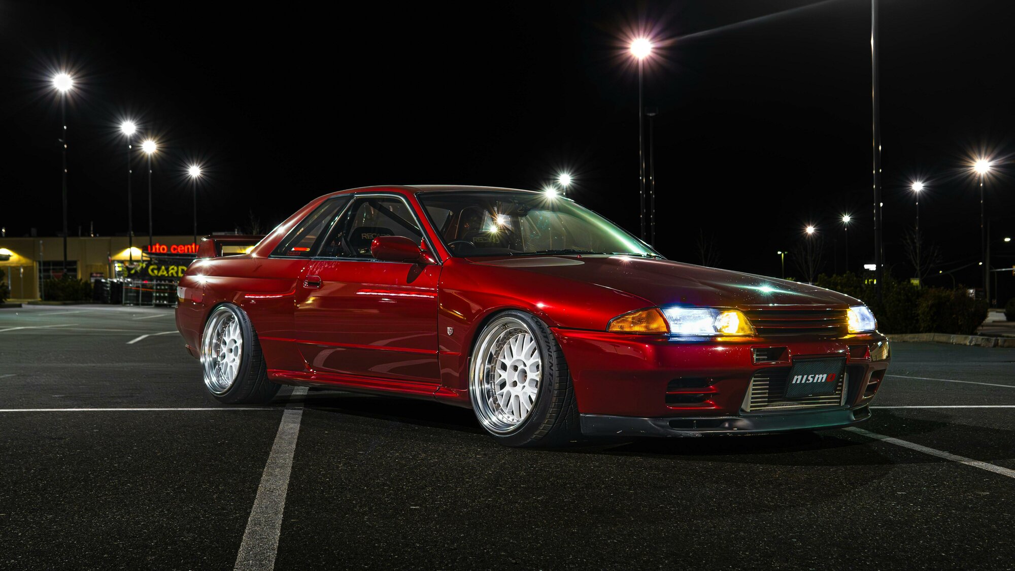 Картина на холсте 60x110 LinxOne "Автомобиль, интерьер для дома / декор на стену / дизайн