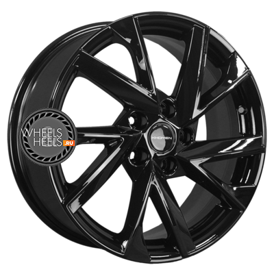 Диск автомобильный литой Khomen Wheels KHW1714 (Changan CS35/CS35 Pro) 17x7 5x110 et46 dia63.3 Black