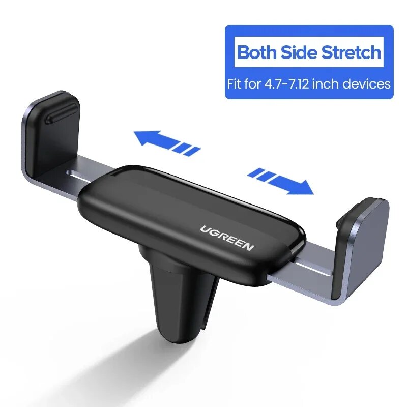 Ugreen Автомобильный Держатель для iphone Samsung Air Vent Держатель 360 Metal Black-1piece