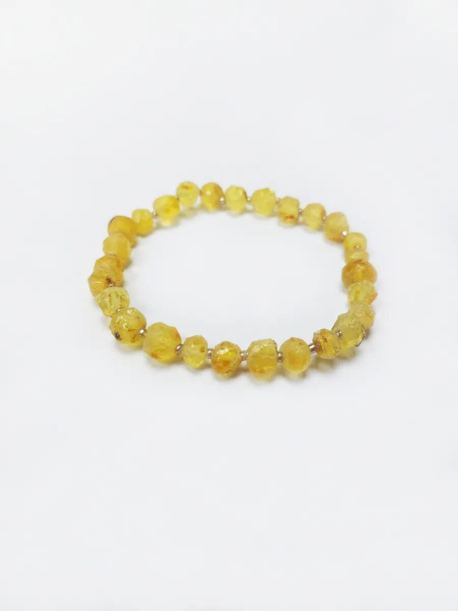 Браслет, янтарь