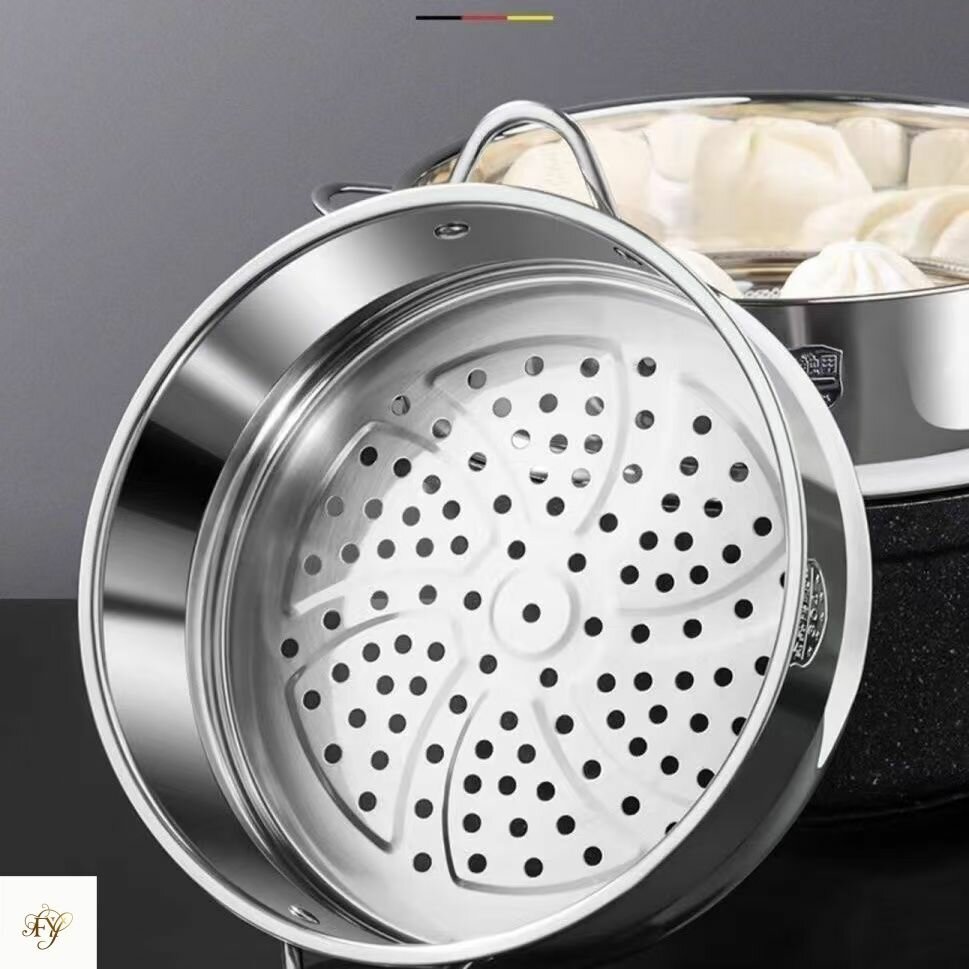 Корзина пароварочная, нержавеющая сталь, серебристая, 20x20см