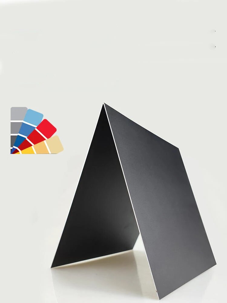 Черная анодированная алюминиевая пластина для лазерной гравировки, 100X100X2.0mm 1pcs