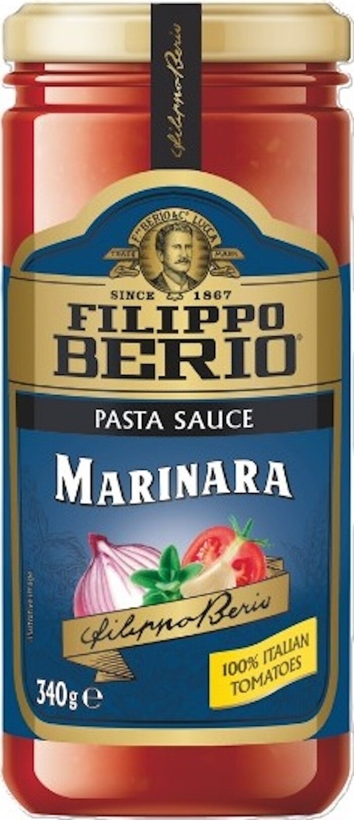 Томатный соус FILIPPO BERIO, MARINARA, ст/б, 340 г