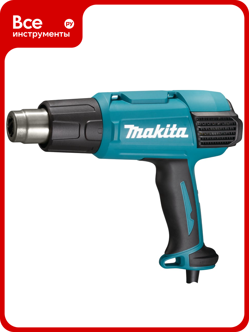 Тепловой строительный пистолет (фен) Makita HG6531CK, с помощью цифрового дисплея