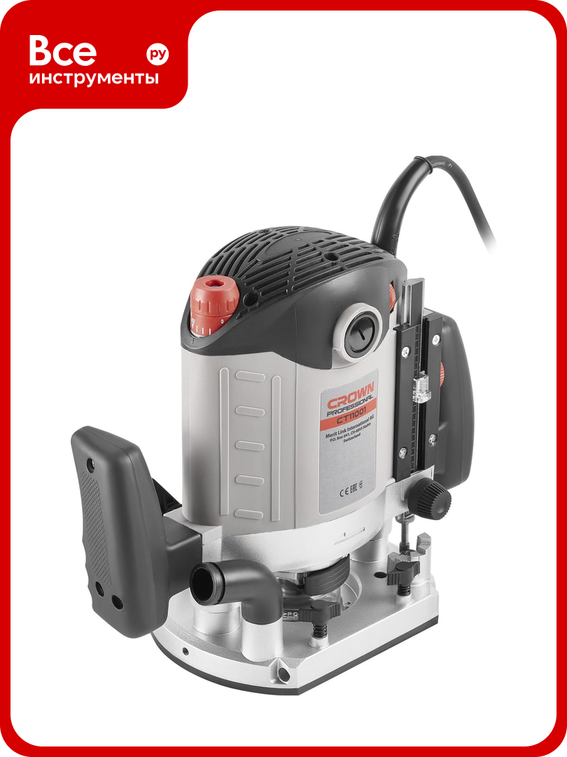 Фрезер CROWN CT11001, 12 мм, 2100 Вт