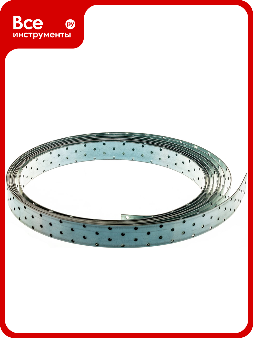 Перфорированная монтажная лента креп-комп LM-40х2,0мм 10м лм40