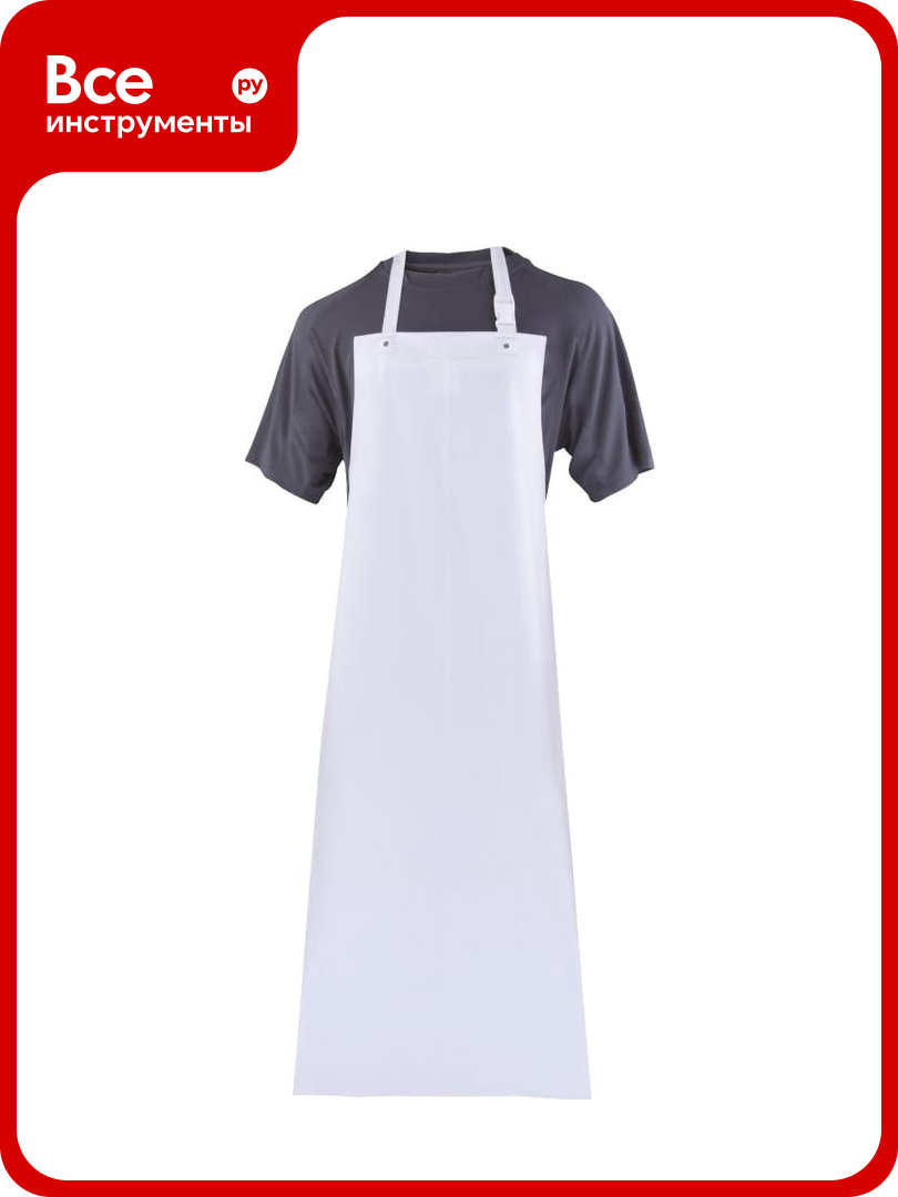 Фартук из ПВХ Delta Plus белый TABALPV, Изготовлен из пвх толщиной 0