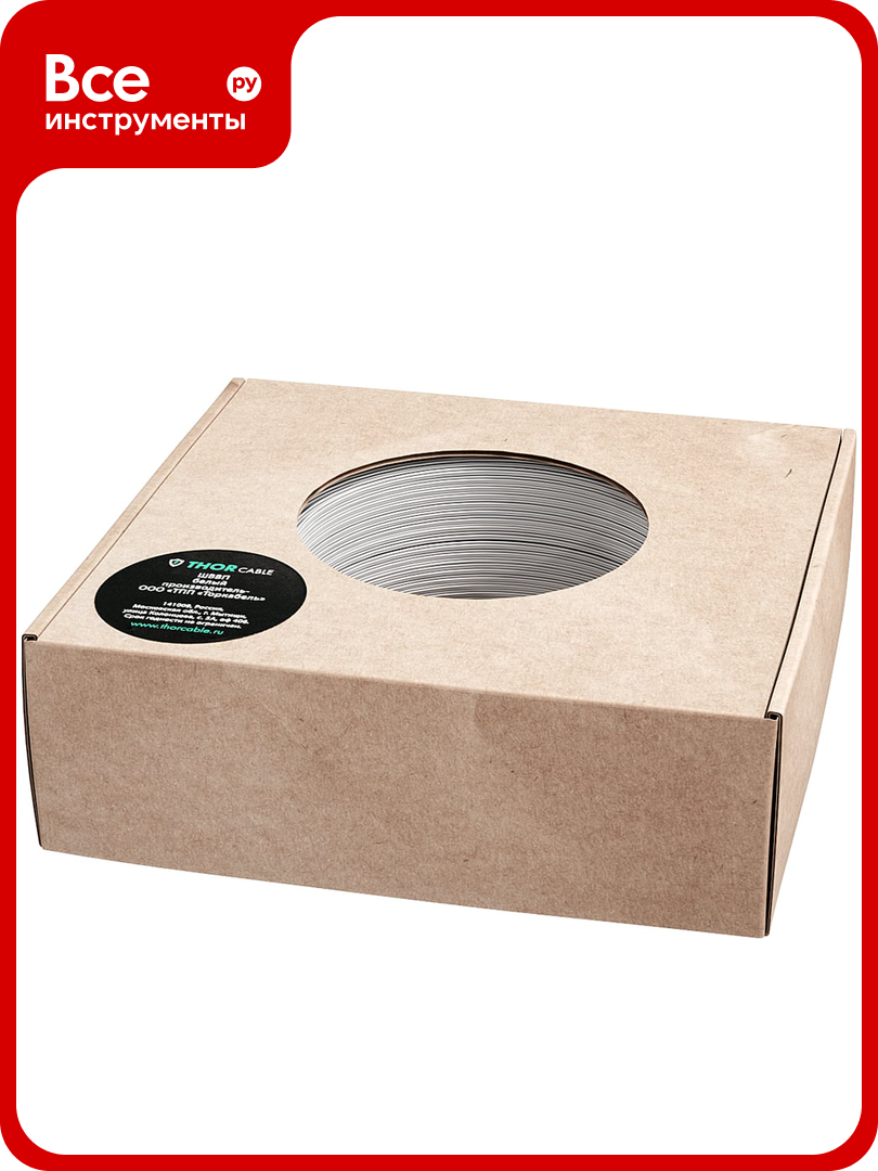 Провод ШВВП Торкабель 3х0,75 50м в коробке, Провод шввп торкабель 3х0,75 50м в коробке 0670087116545