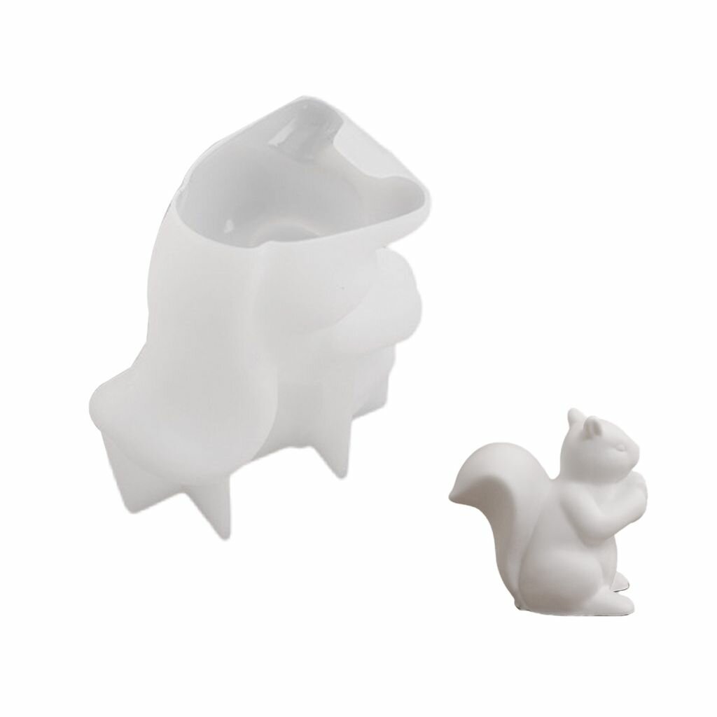 Многоразовая Силиконовая Форма В Виде Белки Для Создания Уникальных Дизайнов Из Смолы И Гипса