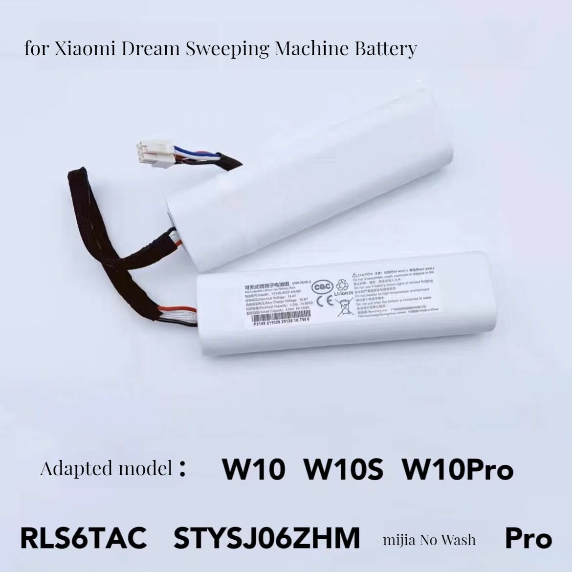 14.4V 6500mah Аккумулятор для Xiaomi Mijia без стирки Pro STYTJ06ZHM Dreame W10 W10Plus W10Pro