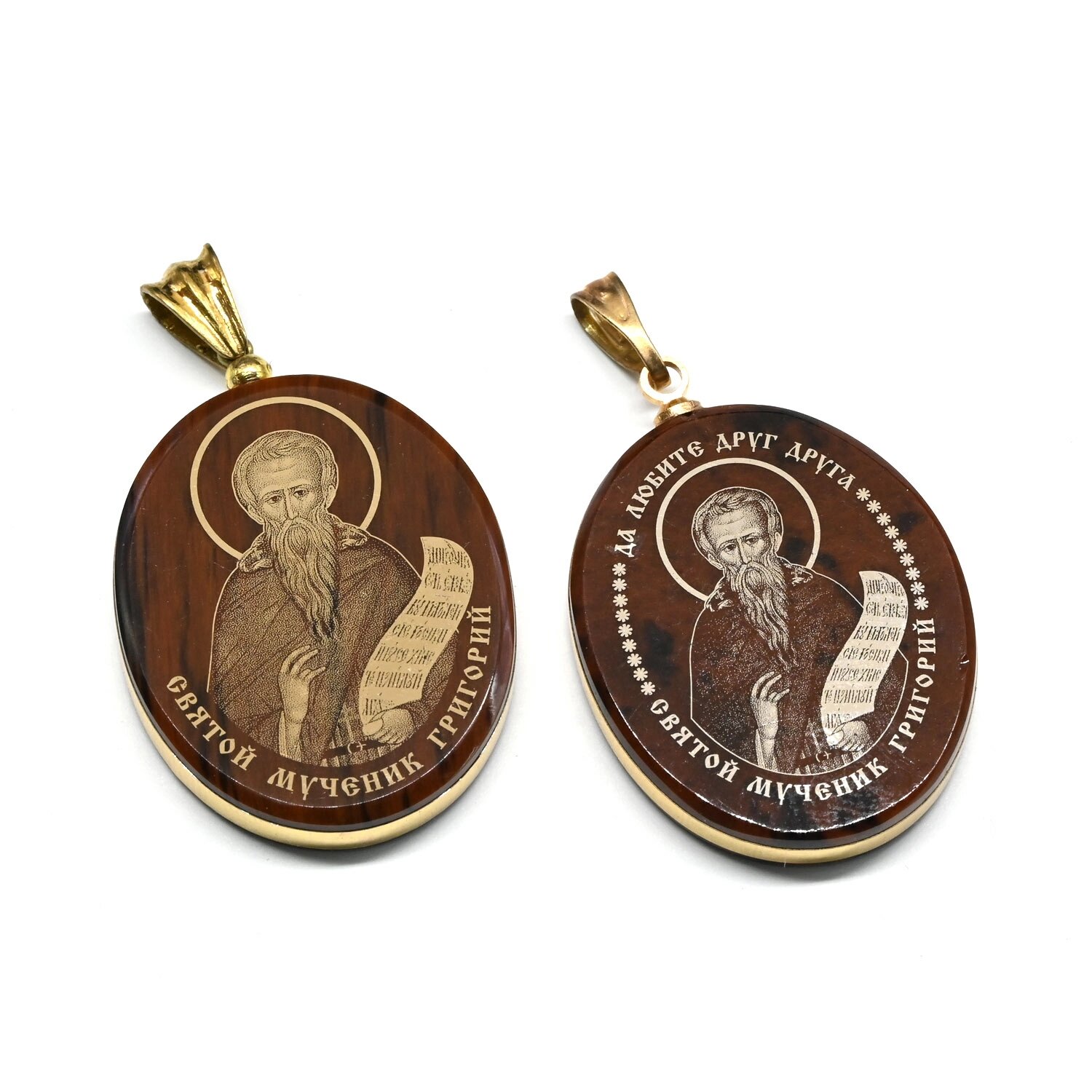 Подвеска, обсидиан