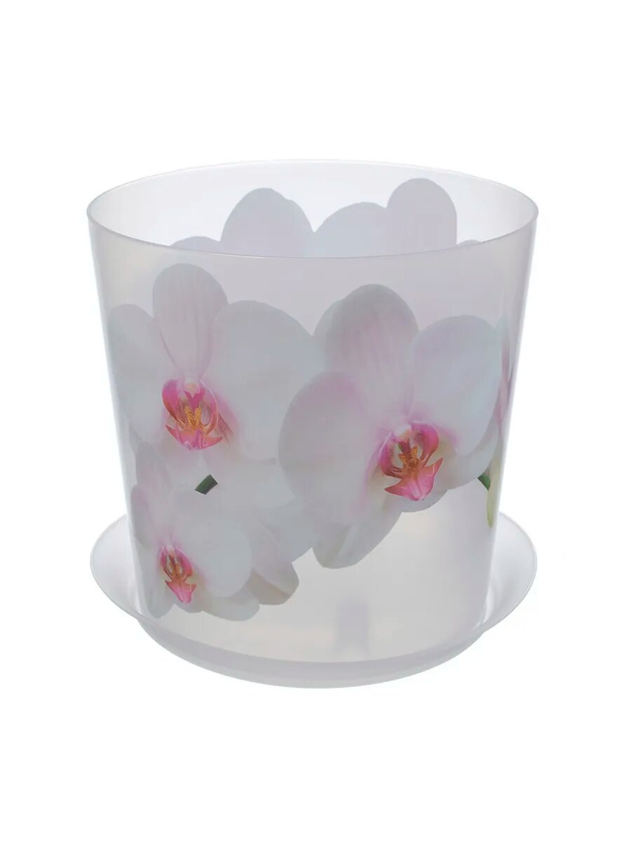 Кашпо для орхидей пластиковое 2.4 л.