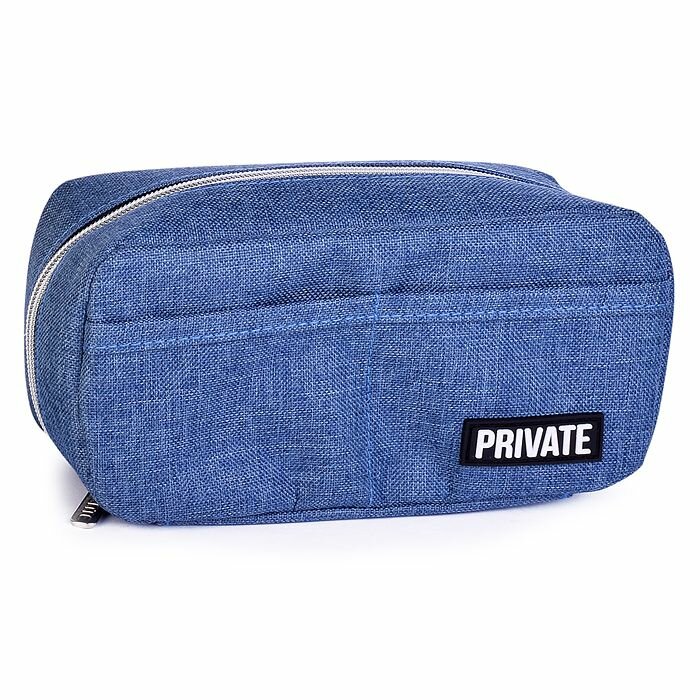 Пенал deVENTE 21x10x7 см, на 80 предметов, на молнии