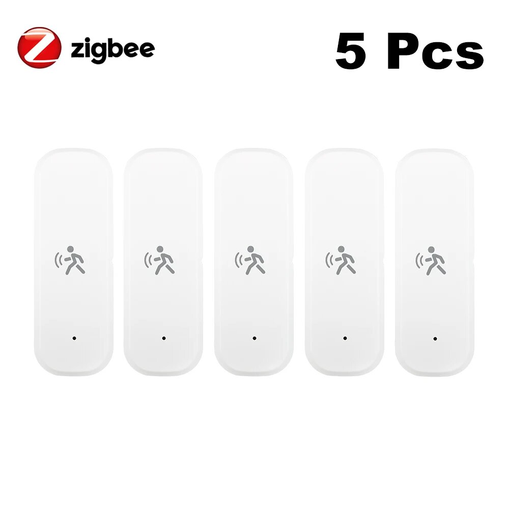 Manhot 3 в 1 датчик движения Zigbee 5Pcs