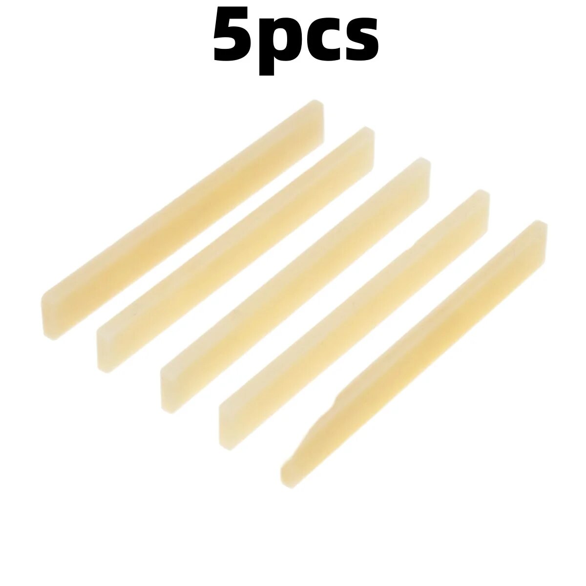 Miwayer пустые костяные седла для гитары Unbleached 5pcs