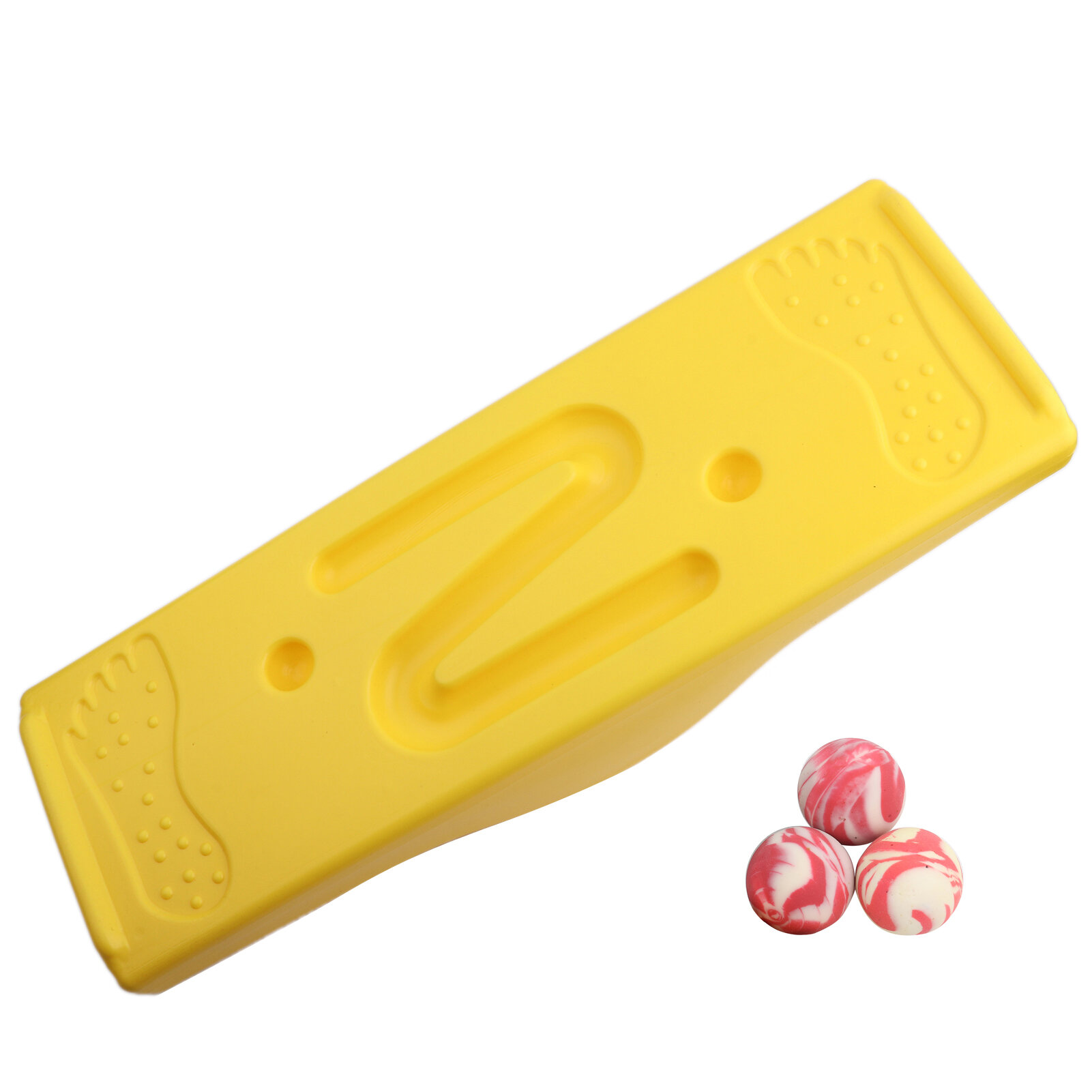 Тренажер для развития сенсорной интеграции «Балансировочная доска» (желтый) — детская игрушка для развития координации движений.