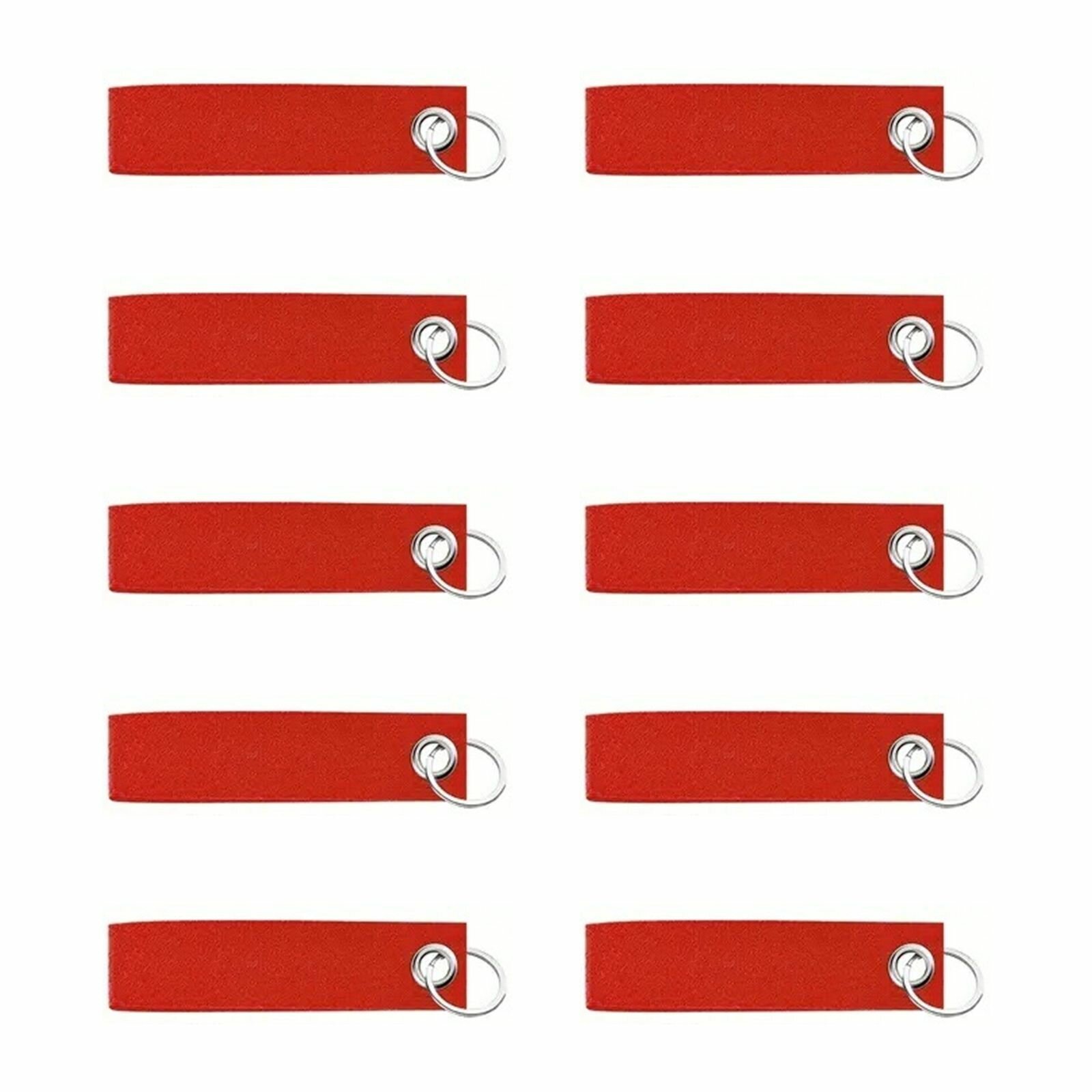 10 штук прочных фетровых брелоков для персонализации