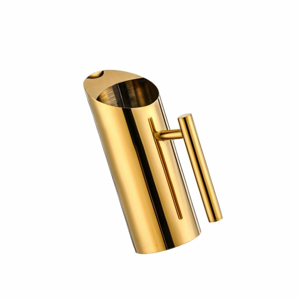 Контейнер для напитков из нержавеющей стали кувшин с большими водяными чайниками для собраний, Золото - 1000ML