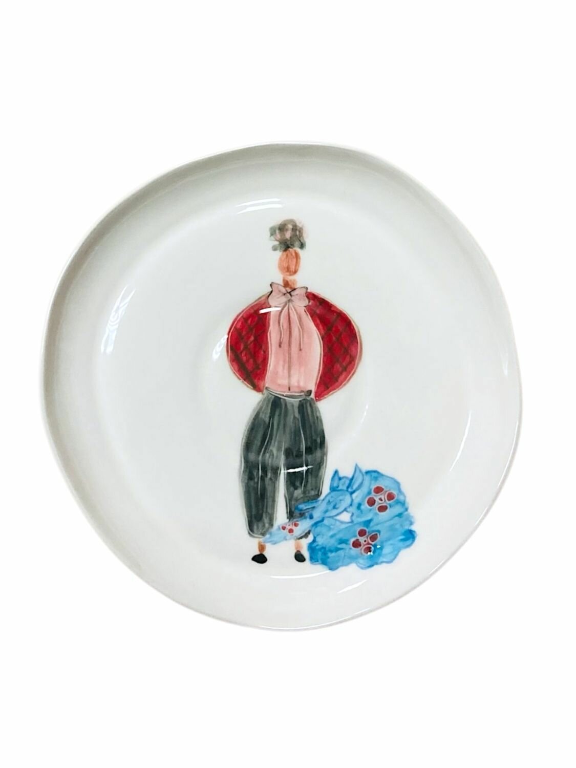 Тарелка DARI DARI Мужчина Веня и собака Прохор