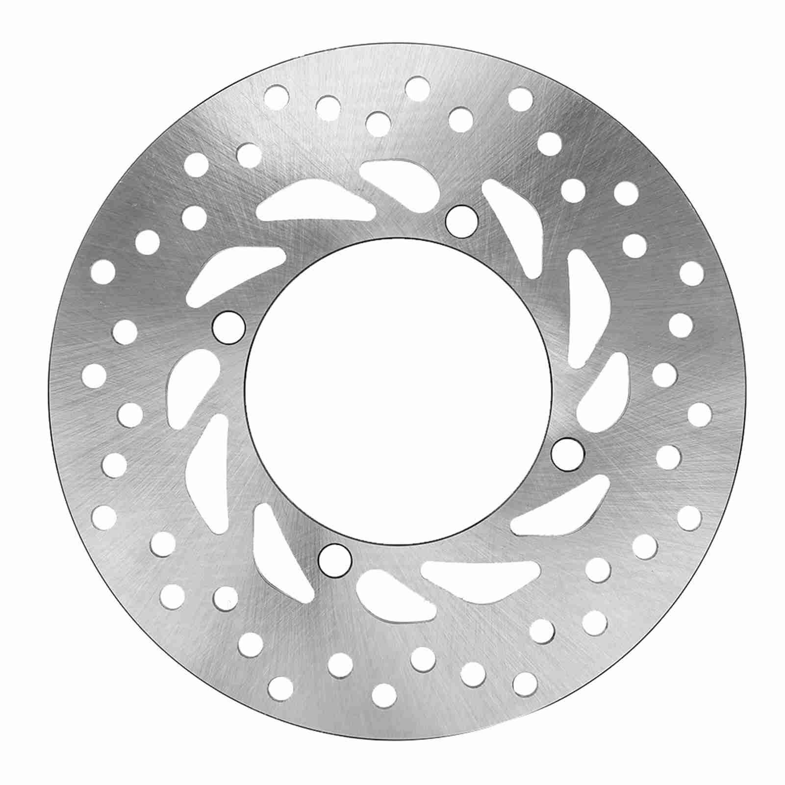 Дисковый тормоз задний круглый для мотоцикла 240mm, Silver&Black, для CB400 CB‑1 CB500 CB750 CB900 Hornet919 CBR250 PS250 NSS250 FES250 XL650 XRV650, толщина 0.4cm, вес упаковки 927g, из нержавеющей стали 402