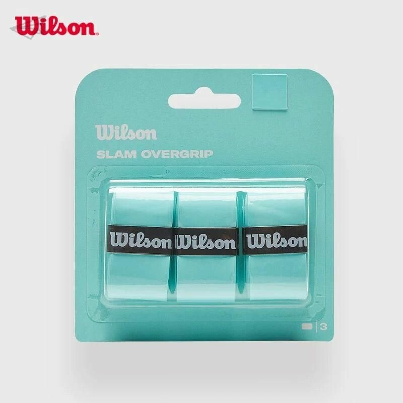 Овергрип теннисный Wilson Slam, для ракеток, базовая намотка, бирюзовый цвет