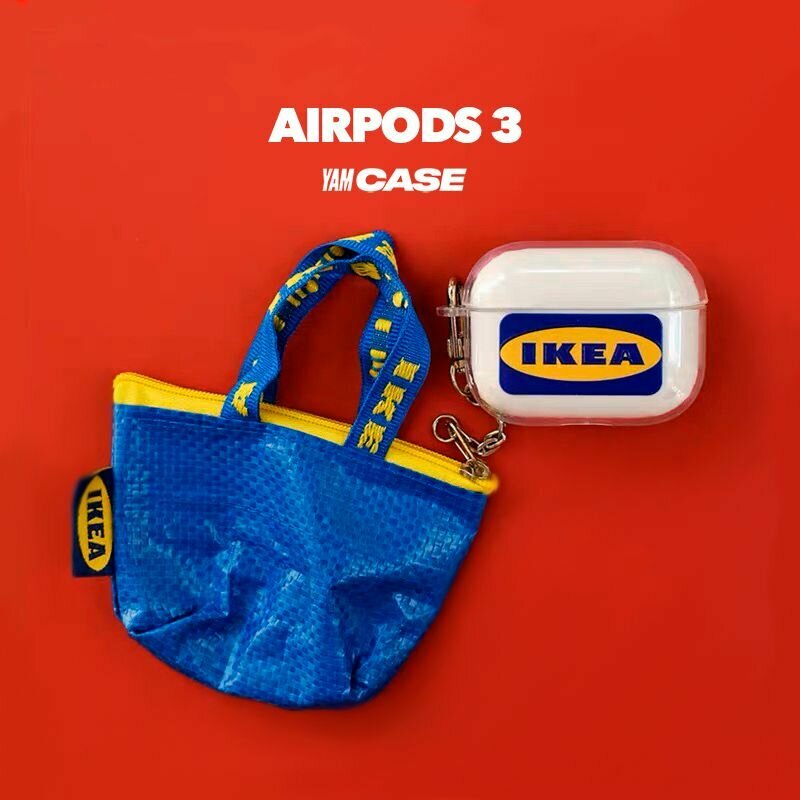 Чехол Yamcase, для AirPods 3, силикон, влагозащищенный, ударопрочный, покрытие soft-touch