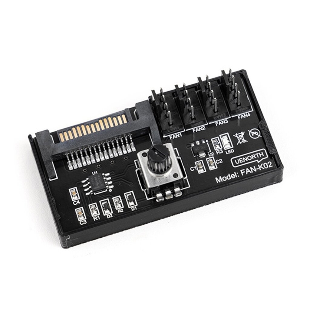 4 Полосные ШИМ-Контроллеры Вентиляторов-Концентраторы для Серверов PC NAS С Множественным Регулированием Скорости Вращения Вентиляторов, Высокоэффективные Системы Охлаждения