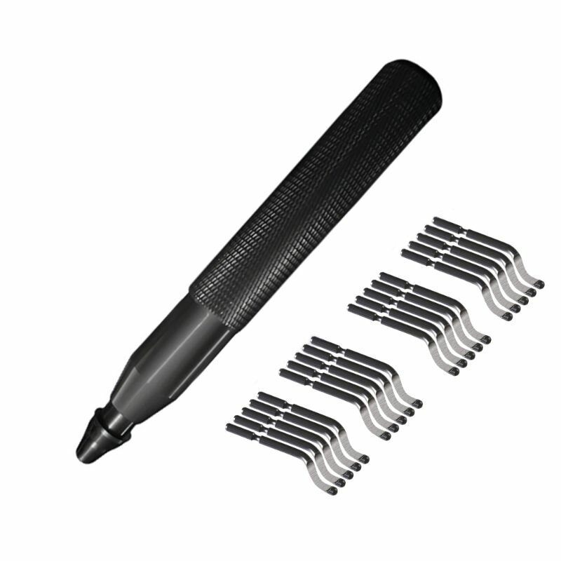 Инструмент для обработки кромок RB3000, Черный плюс 20 лезвий